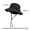 Adjustable Unisex Fisherman Hat With Strap Breathable Polyester For ...