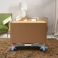 2 Pack Washing Machine Feet Furniture Risers Appliance Wheels Black ...