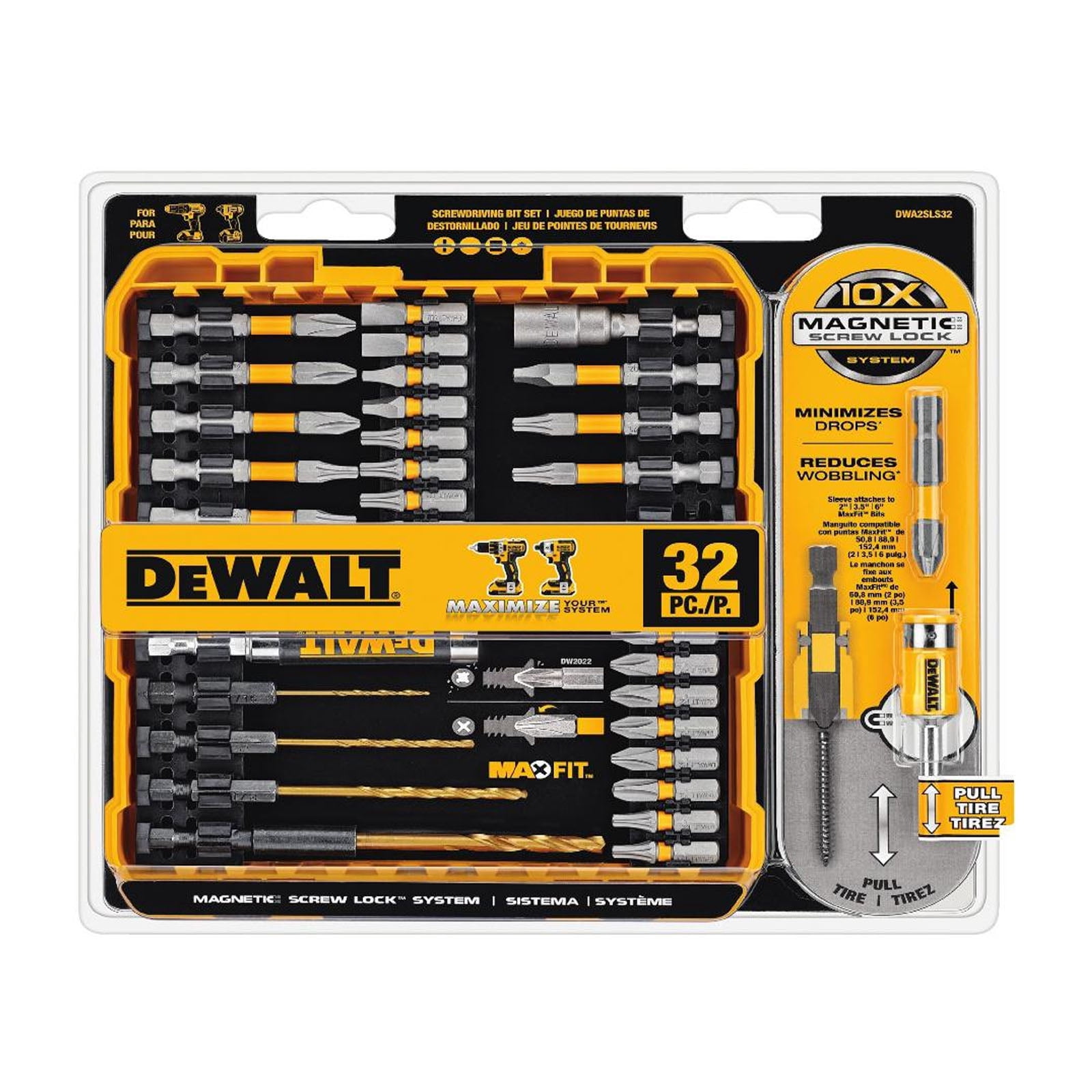 Juego Puntas DeWalt 32 Piezas Soporte Magnético DWA2SLS32 | Walmart en ...