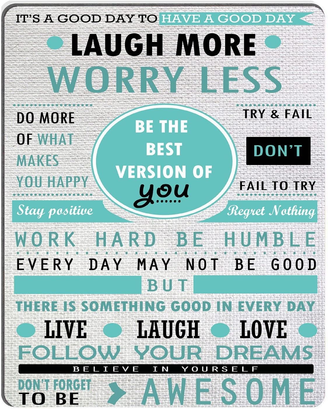 Inspirational Quotes Laugh More Worry Less Don''t Forget to Be Awesome ...