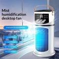 2-in-1 Mist Fan with Humidifier, Personal Cooling Fan with LED Display ...