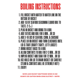 The Original Swamp Bucket with Black or Red Lid (Lid Color Will Vary ...