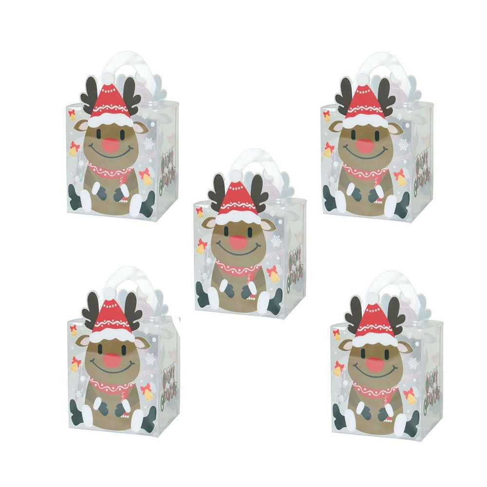 5pcs Home Accessories Snowman Elk Santa Claus Merry Christmas Food ...