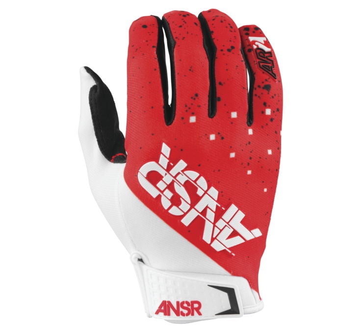 Answer Elite Limited Edition Halo Gloves Red/White M 451803 - Walmart.com