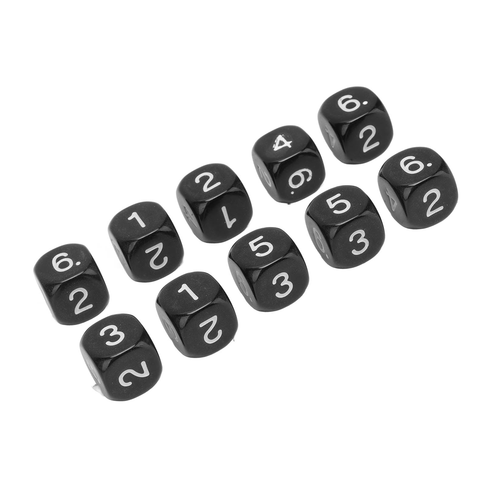 Dicefor Enseñanza de números, 20 Piezas Juego de Mesa de 6 Caras con ...