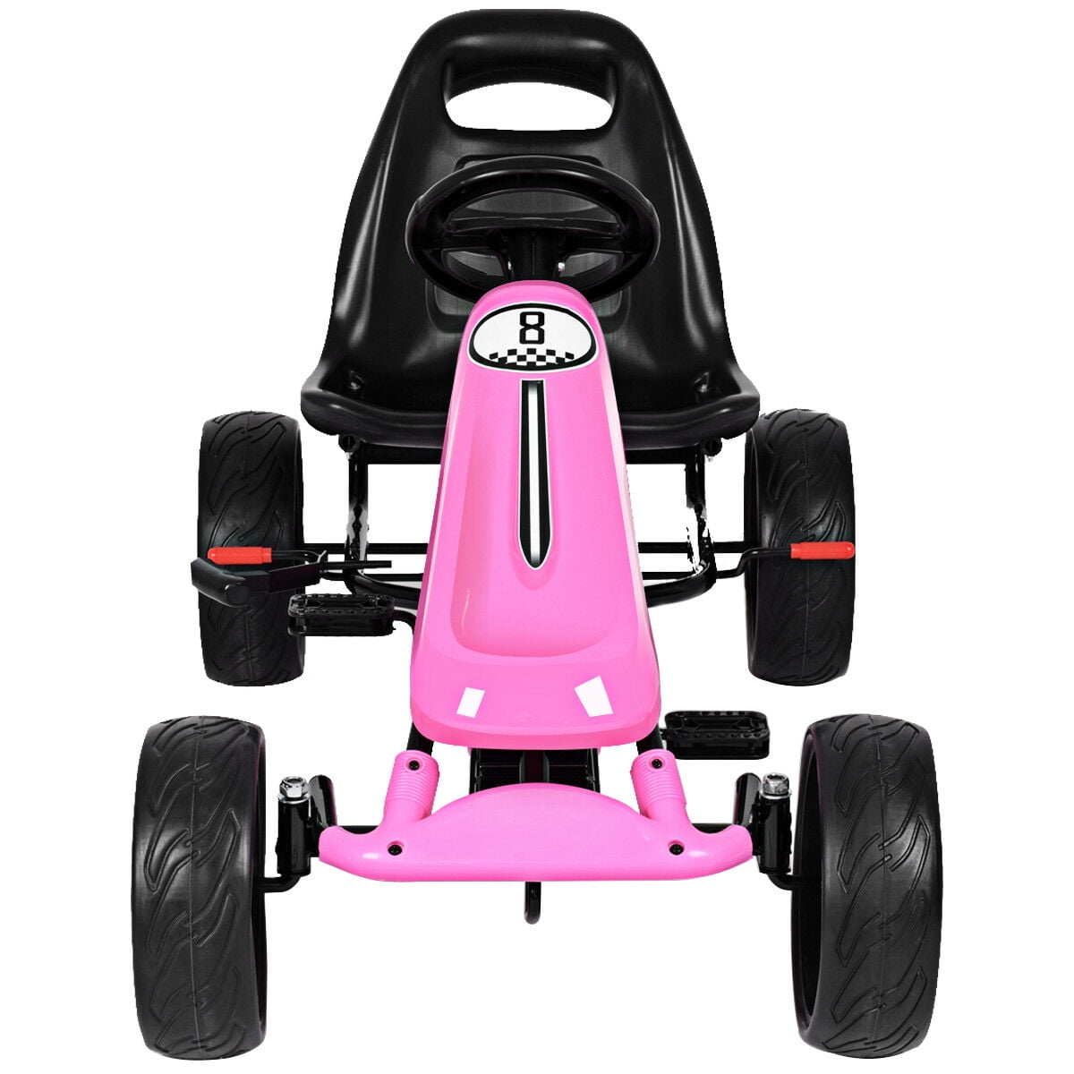 Infans Go Kart Kids Ride On Car Pedal Powered Car 4 Wheel Racer Toy ...