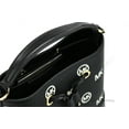 Michael Kors Mercer Small Black Embossed Drawstring Bucket Messenger ...