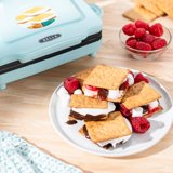 BELLA Non-Stick Indoor/Outdoor S'mores Maker, Aqua - Walmart.com