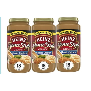 Heinz HomeStyle Classic Chicken Gravy, 12 Oz Jar (Pack of 32) - Walmart.com
