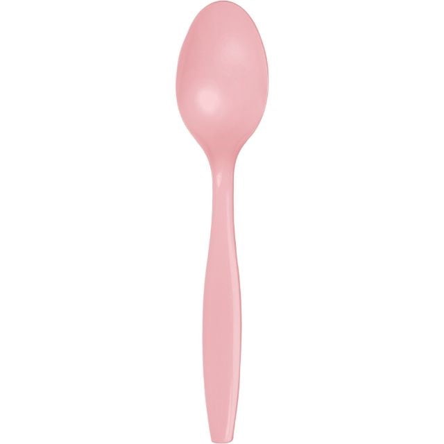 Touch of Color Premium Plastic Spoons, Classic Pink, 24 Ct - Walmart.com
