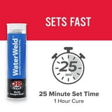 J-B Weld Water Weld Epoxy Putty 2 OZ Waterproof Sealant for Plumbing ...