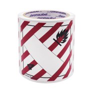 KOVOT 4"x4" Flammable Liquid DOT (Class 3) Hazardous Materials Warning ...