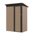 5x3 FT Outdoor Small Storage Shed with Lockable Door, Bike Tool ...