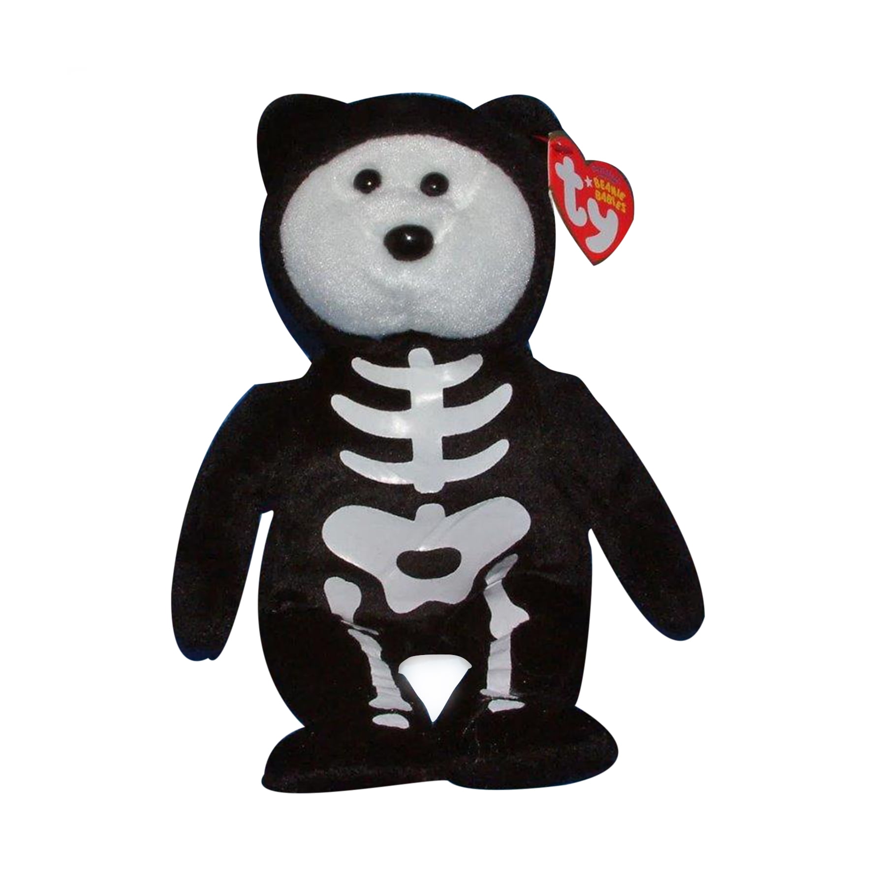 Ty Beanie Baby: Boneses the Skeleton Bear | Stuffed Animal | MWMT's ...