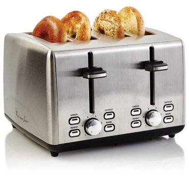 Toastmaster 4-Slice Stainless Steel Toaster - Walmart.com