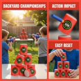 SYNTHORA 24pcs Soft Foam Targets, EVA Bullet Dart Knock Down Targets ...