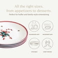 over&back Set of 4 Porcelain Assorted Holiday Plates - Walmart.com