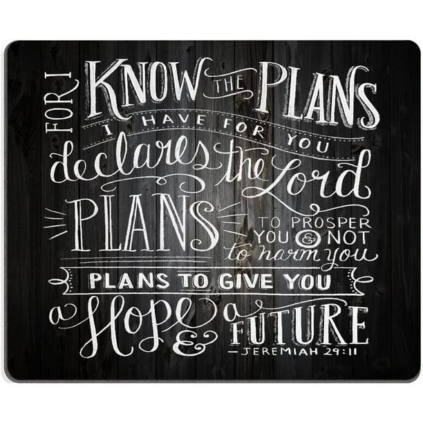 Gaming Mouse Pad Custom,Vintage Bible Verse Scripture Quotes Psalms ...