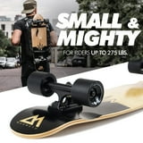 Magneto Boards Mini Cruiser Skateboard, Canadian Maple Deck, Double ...