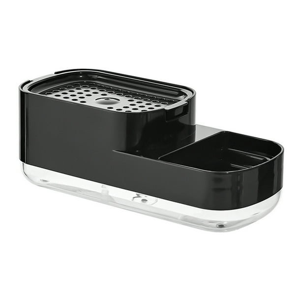 Black upgraded dishwashing liquid press liquid box kitchen dishwashing ...