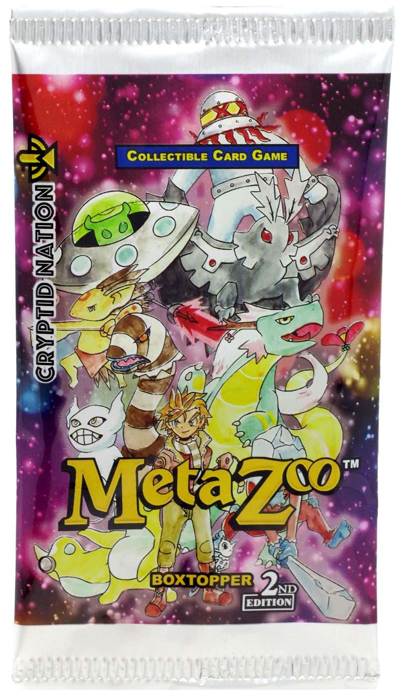 MetaZoo Trading Card Game Cryptid Nation Base Set BOXTOPPER Booster ...