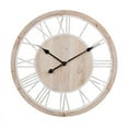Seraphine Distressed Farmhouse Wooden Wall Clock - Walmart.com