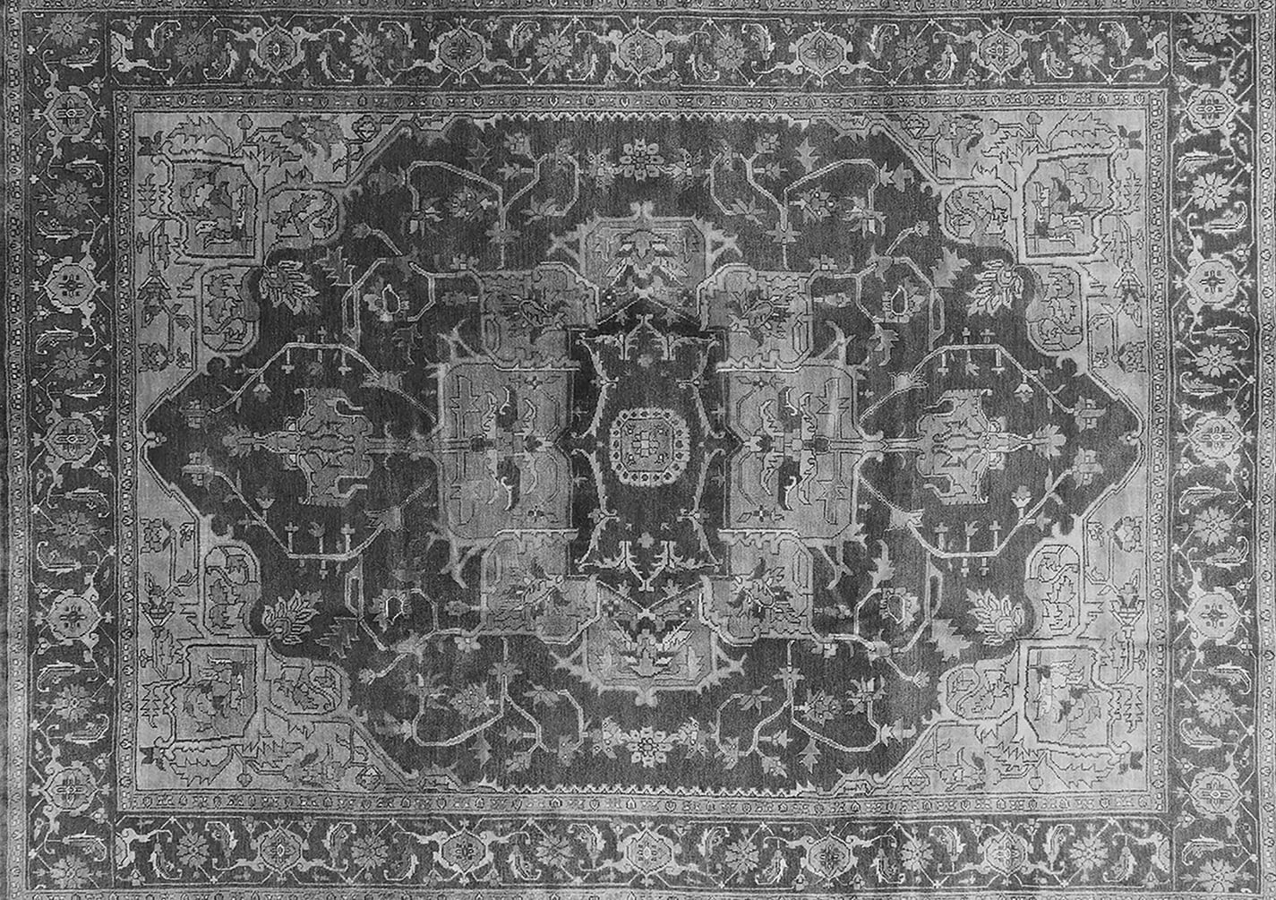 Ahgly Company Indoor Rectangle Persian Gray Traditional Area Rugs, 2' x ...