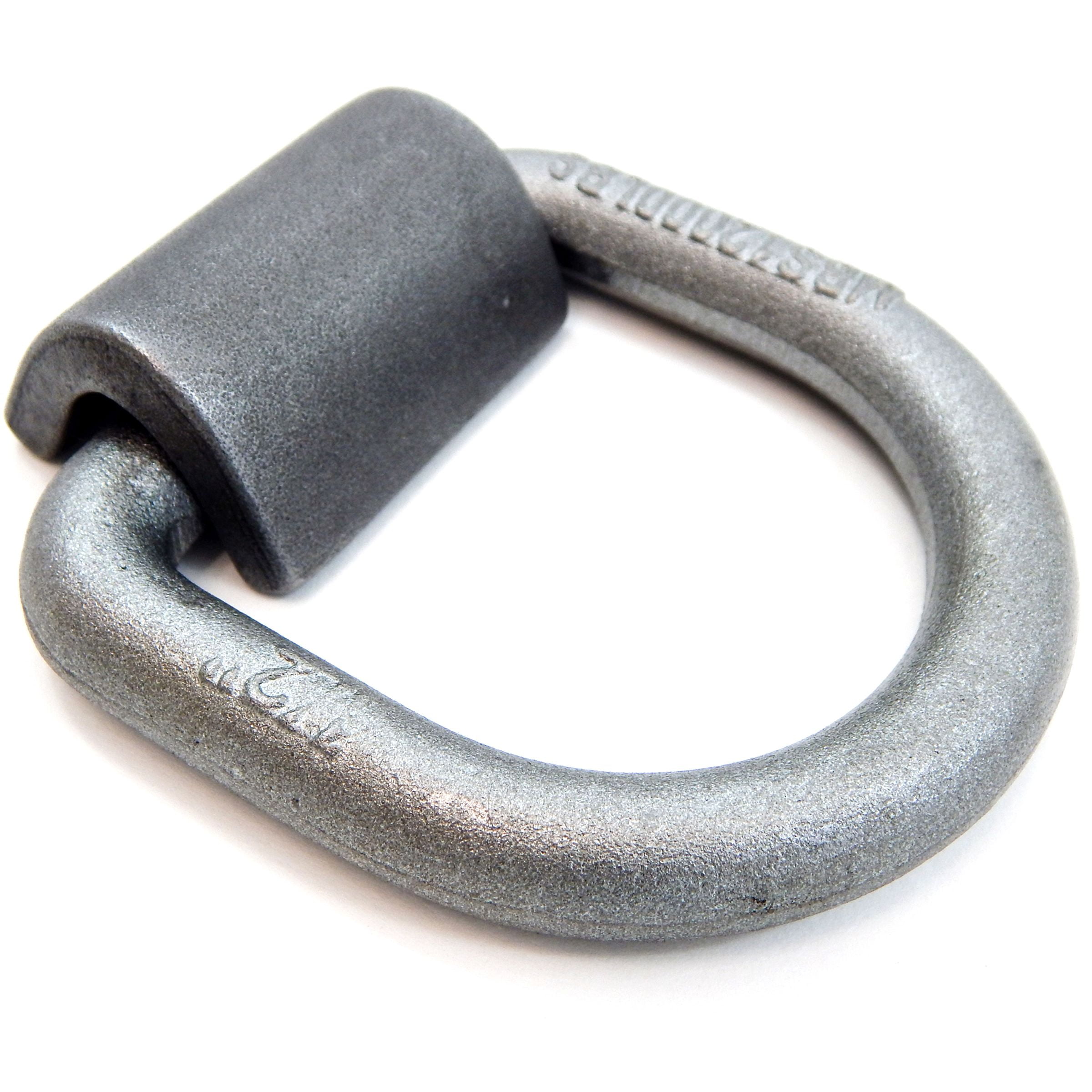 Red Hound Auto Weld-On D-Ring 1/2 inches Cargo Strap Tie Down Ring ...