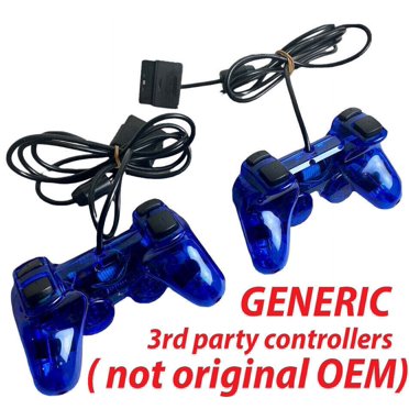 Wired Controller for PS2, Wired Gamepad Controller Double Vibration ...