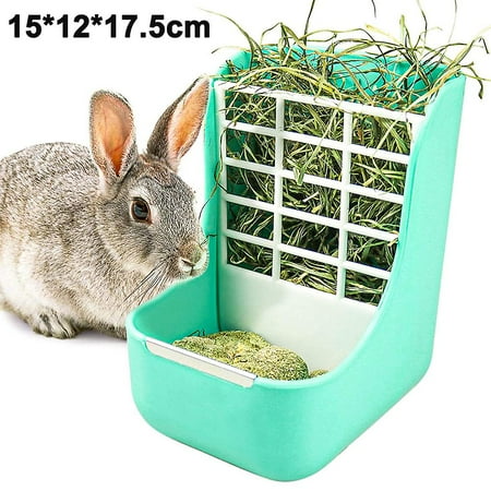 Rabbit Feeder Lapin Cochon d’Inde Hay Feeder, Hay And Food Feeder Bowls ...