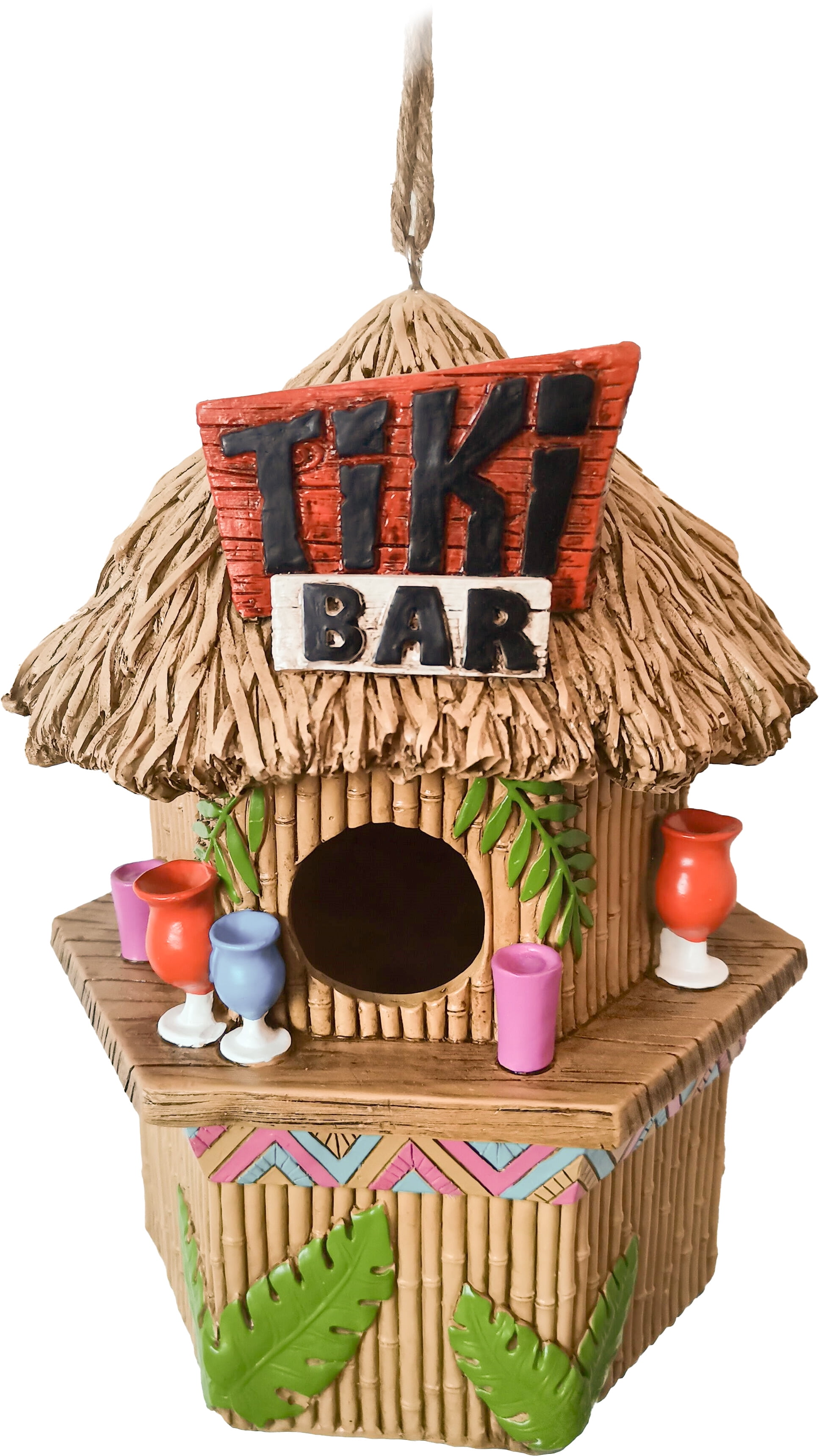 Tiki Bar Birdhouse - Walmart.com