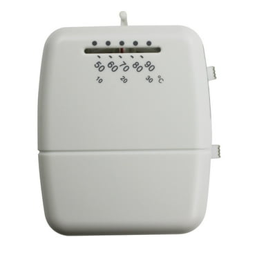 Coleman-Mach 69-1248 Wall-Mount Analog Thermostat 7330G3351 - Heat/Cool ...