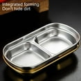 Konghyp Stainless Steel Dipping Dishes – Stackable Divided Snack Bowls ...