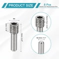 8 Pack Driveshaft Screw Pins, M4x12x4mm Universal Stainless Steel Drive ...