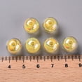 500 g Transparent Acrylic Beads Bead in Bead AB Color Round Yellow 11 ...