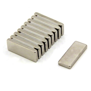FIRST4MAGNETS N42 Neodymium Rectangular Magnet, 46mm x 30mm x 10mm, 70 ...