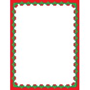Great Papers! Vintage Christmas Holly Letterhead, 80 count - Walmart.com