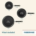 Farberware 3 Piece Set Easy Clean Aluminum Nonstick Frying Pans/Fry ... Farberware 3 Piece Set Easy Clean Aluminum Nonstick Frying Pans/Fry ...