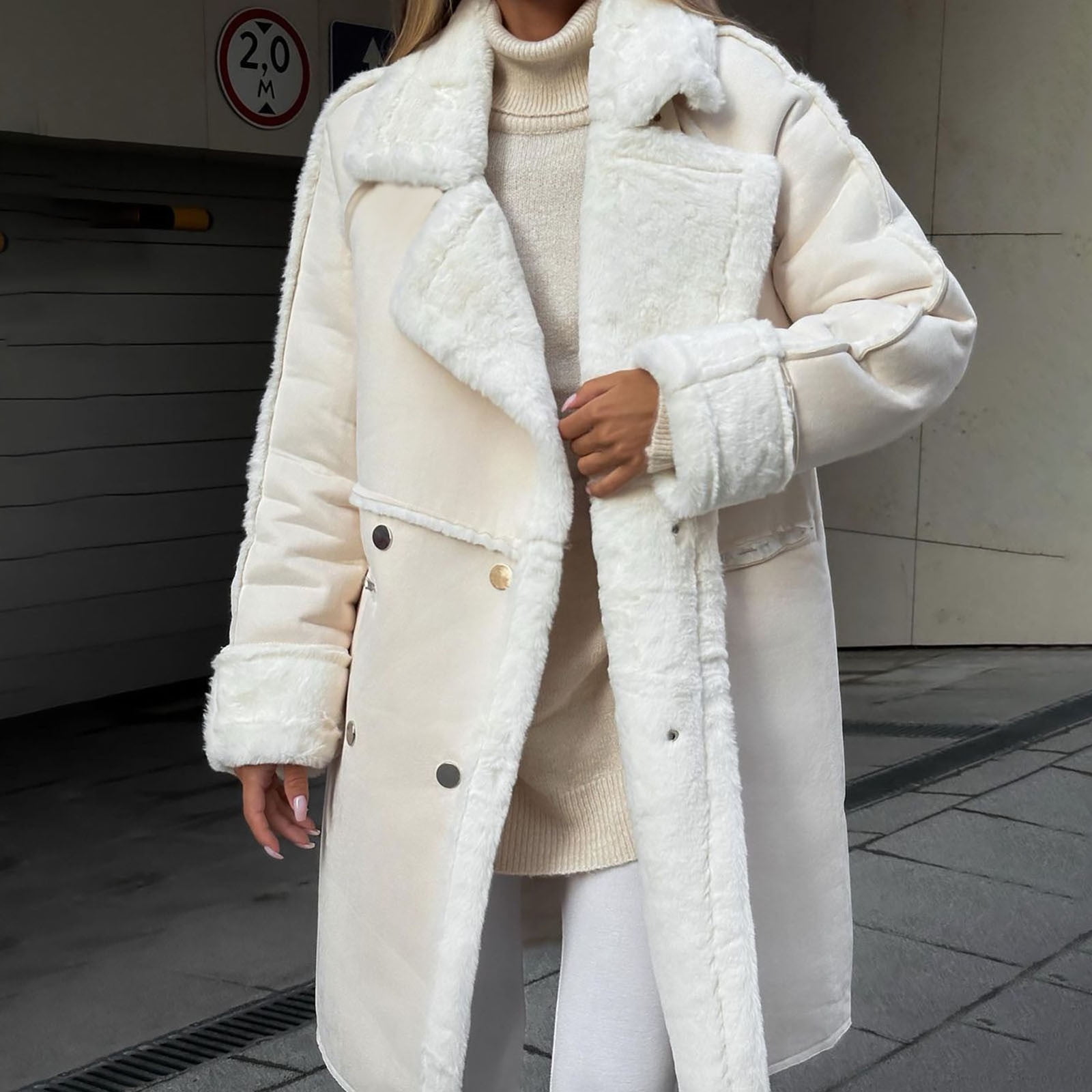 Click here for Amzcrzy Jackets For Women Womens Long Sleeved Soli... prices