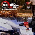 Cordless Leaf Blower for Milwaukee m18 Battery, 720-CFM 180-MPH ...