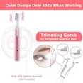 EXLEAF Electric Eyebrow Trimmer for Women,Facial Hair Razor Removal for ...