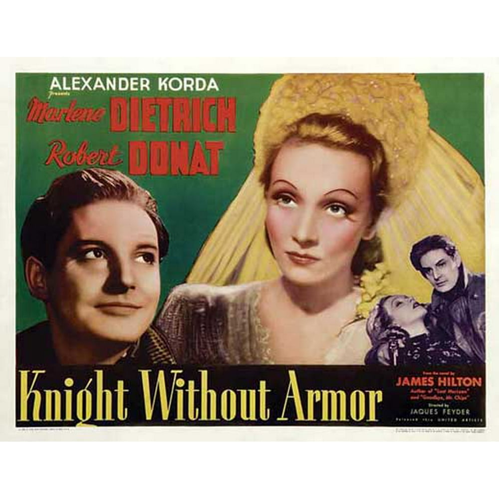 Knight Without Armor - movie POSTER (Style B) (11" x 17") (1937 ...