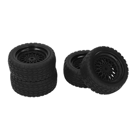 RC Racing Car Tires, 1/10 Scale Stable Flexible RC Wheel Tires For RC ...