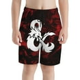 DND Dungeons And Dragons Boys Swim Trunks with Mesh Liner Bathing Suits ...