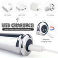Xwqyrg Quiet Prostate Massager 9 Vibration Modes Magnetic Charging Rechargeable Anal Vibrator