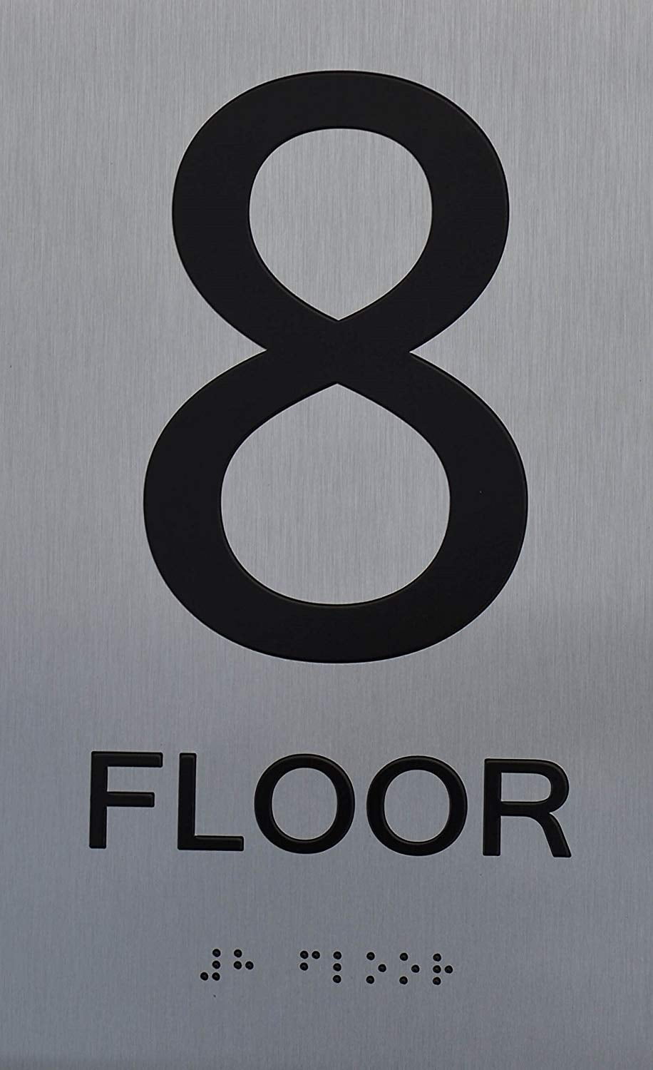 8th Floor SIGN -(Aluminium, Brush Silver,size 6x9) The sensation line ...