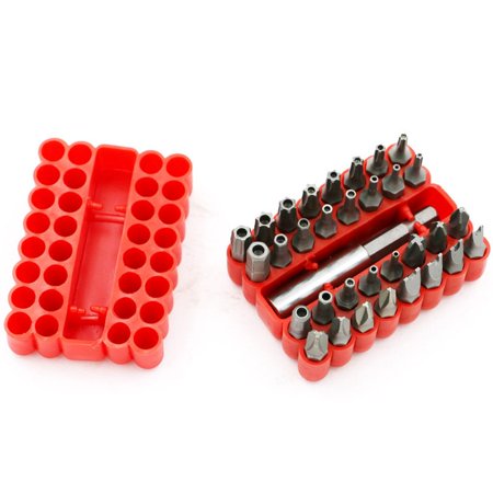 freestylehome 33 Pcs Security Screw Bit Head Set Hollow Tips Hex Bit ...