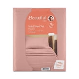 Free Shipping! Beautiful Solid Woodrose Cotton Percale Sheet Set King ...