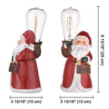 Yescom Resin Santa Claus Light Christmas Party Tabletop Decoration with ...