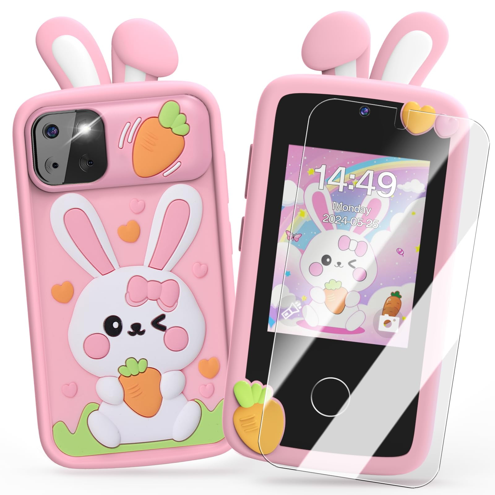 Click here for Luyiilo Kids Smart Phone Toys For Girls easter Gif... prices